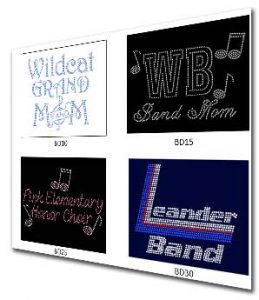 Custom Design Examples - HipKraft Custom Rhinestone Apparel