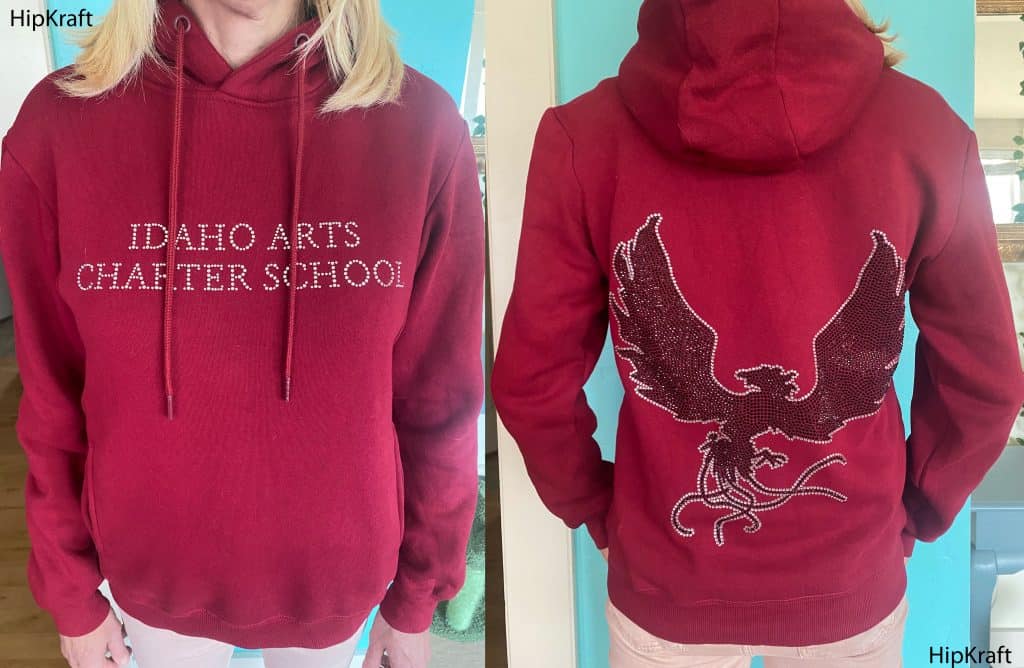 Custom Rhinestone Hoodies - HipKraft Custom Rhinestone Apparel